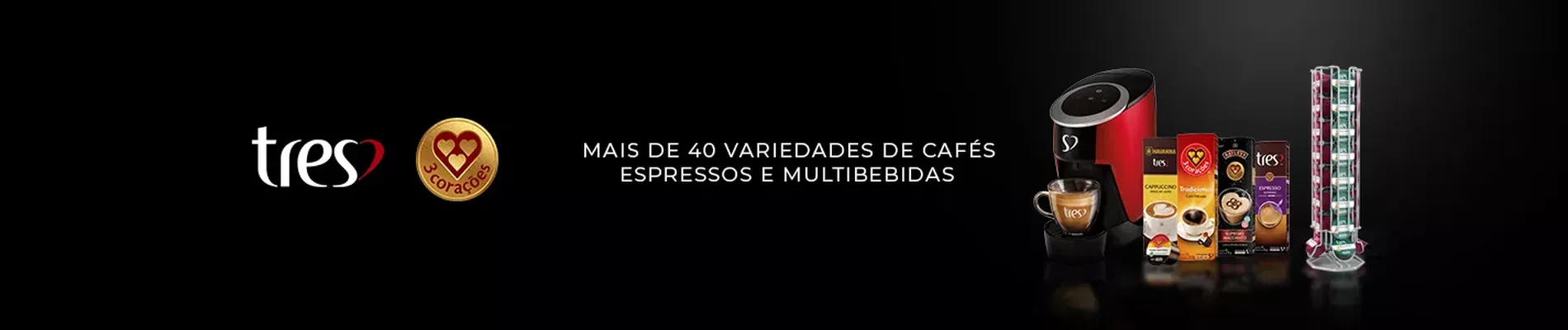 TRES ®| Mercafé | Cafés, Cápsulas, Cafeteiras e Muito Mais Para Você!