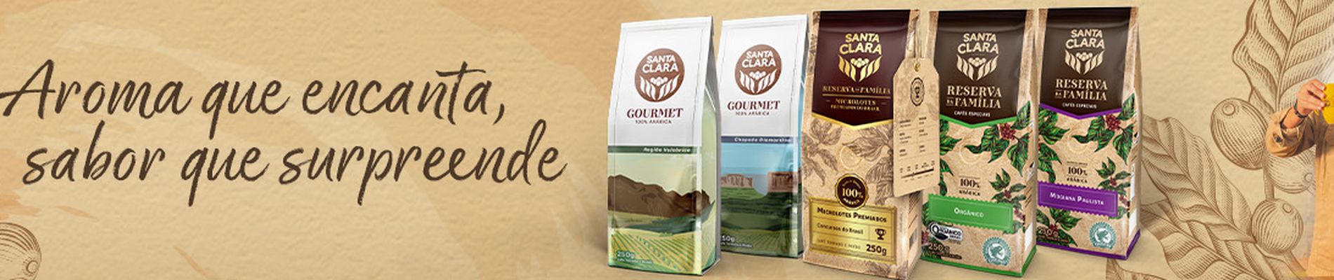 Café Santa Clara premium, café gourmet e especiais no Mercafé | Cafés ...