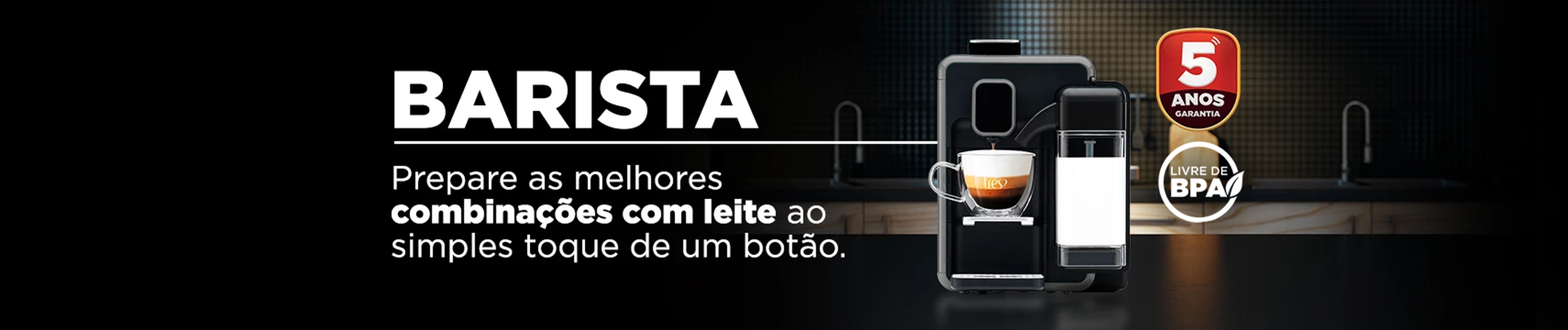 Máquina de Café Espresso e Multibebidas Barista TRES®️ | Mercafé ...