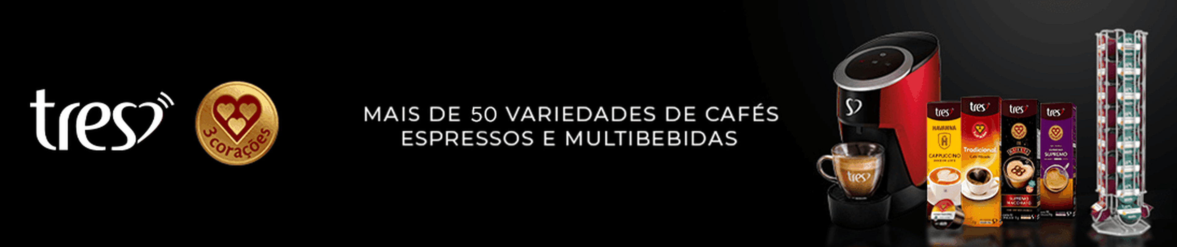 TRES ®| Mercafé | Cafés, Cápsulas, Cafeteiras e Muito Mais Para Você!