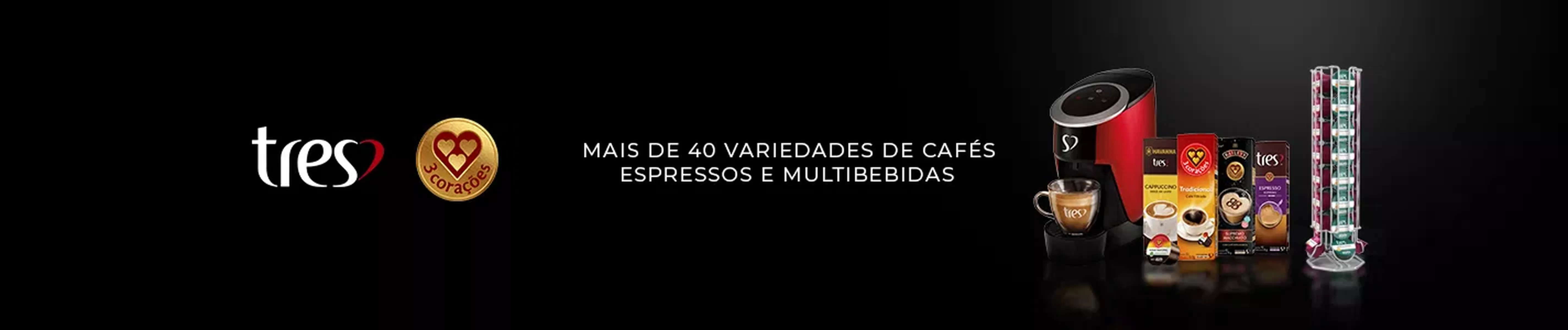 TRES ®| Mercafé | Cafés, Cápsulas, Cafeteiras e Muito Mais Para Você!